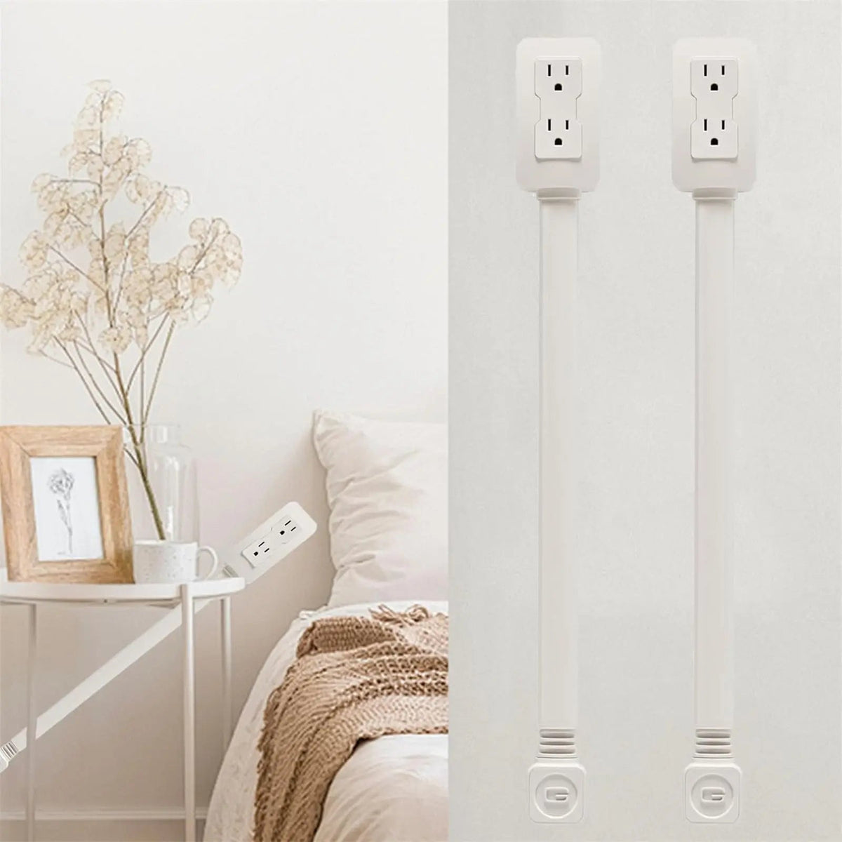 ChargeFlex™ | Extendable power strip — No more stress with hard-to-rea ...